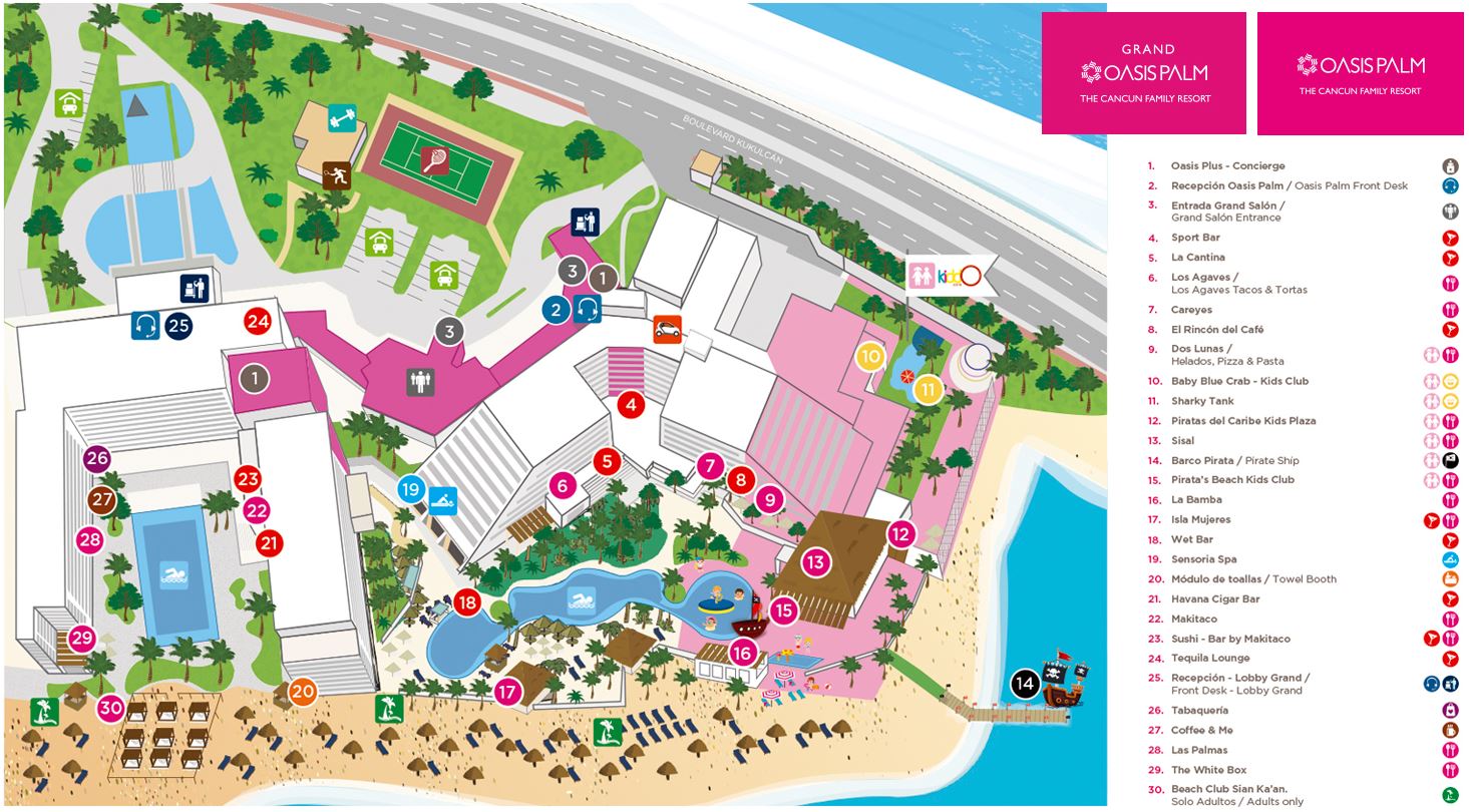 Oasis Palm Resort Map Oasis Villa In Palm Springs, California