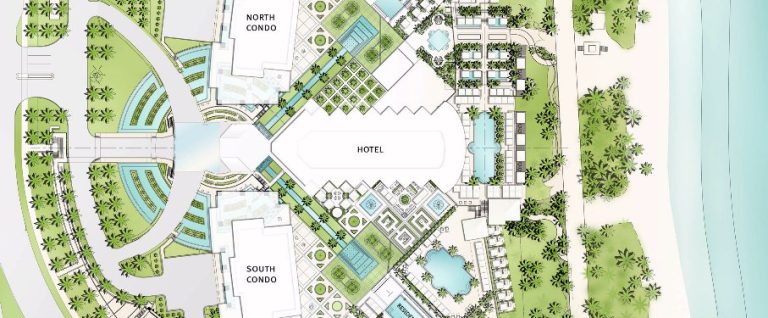 St.Regis Bal Harbour map - Travel resort maps
