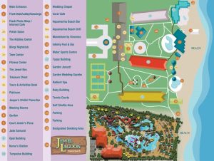 Jewel Runaway Bay Beach Resort & Waterpark map - Travel resort maps