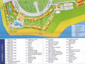 Occidental Tamarindo map - Travel resort maps