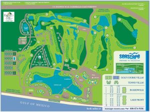 Seascape Resort map - Travel resort maps
